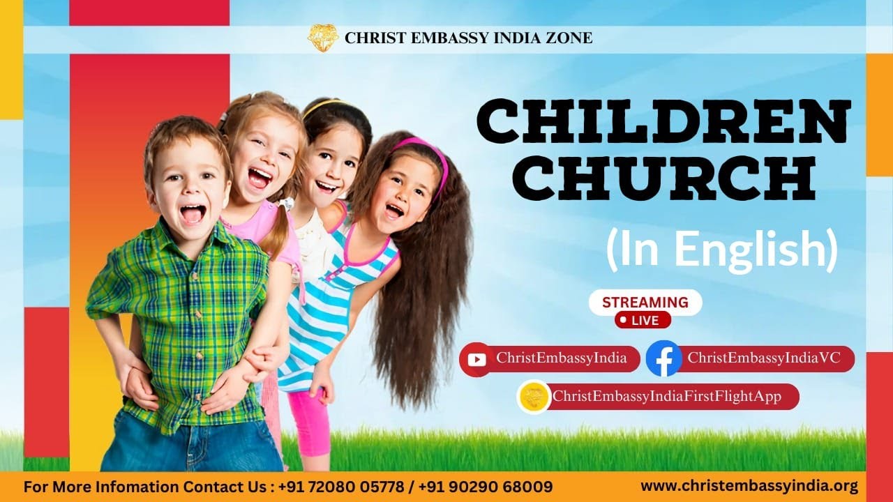 Children Church In English| 18th Feb 2024 | Christ Embassy India - YouTube