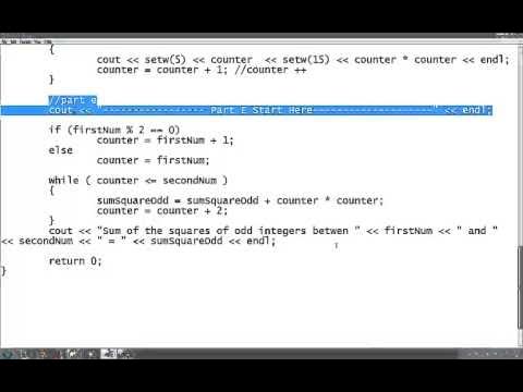Chapter 5 - Program Exercise #8 part 5 - YouTube