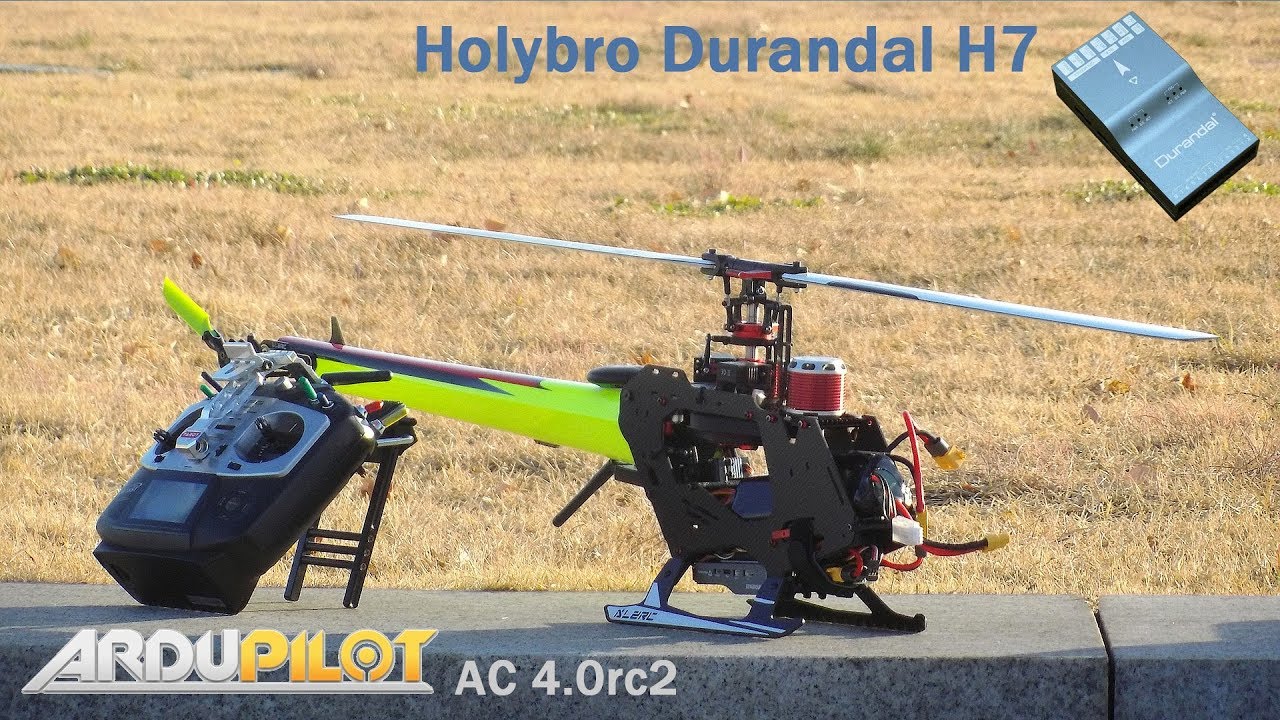 Holybro Durandal H7 ArduPilot Helicopter AC4.0rc2 Maiden flight 2/2 ...