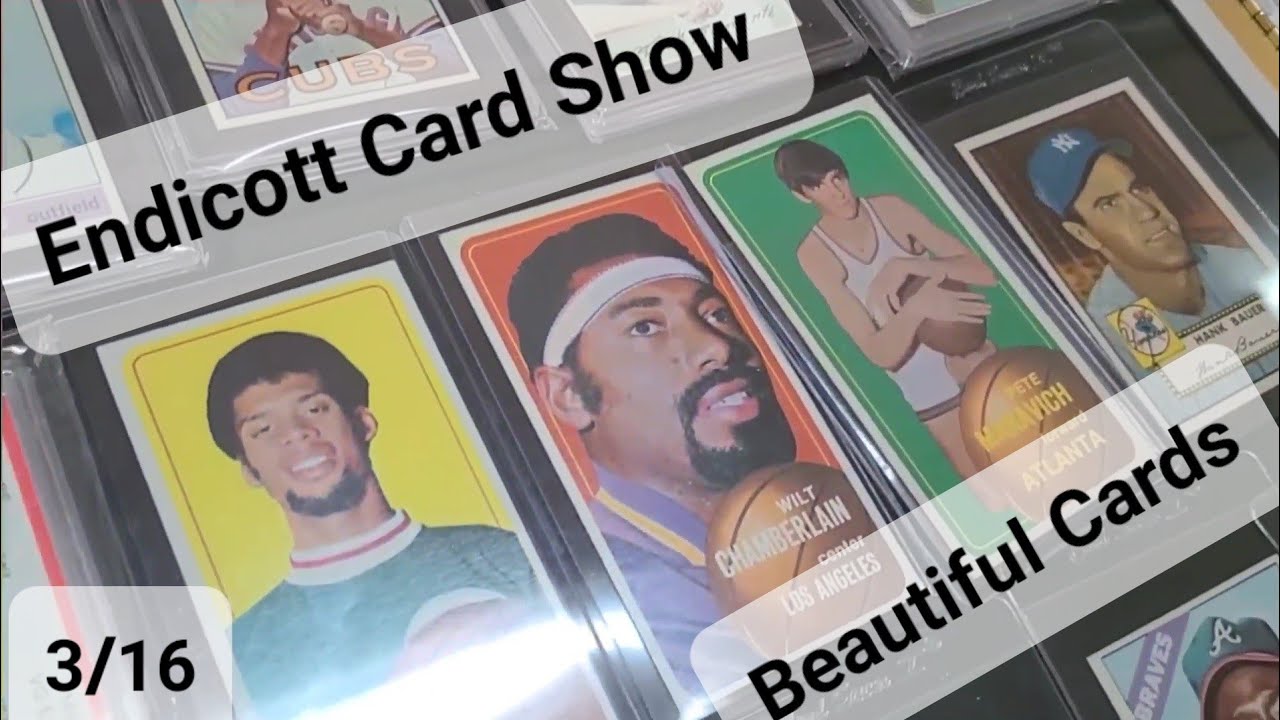 Endicott Card Show (3/16) - YouTube