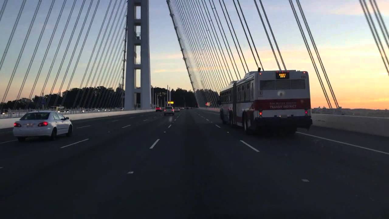 SamTrans NABI 135 - Working the BART Bridge - Saturday 9/5/15 - YouTube