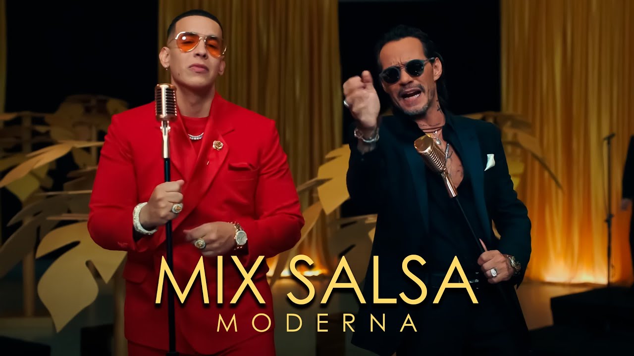 MIX SALSA MODERNA MÚSICA para HACER OFICIO EN LA CASA (musica para ...
