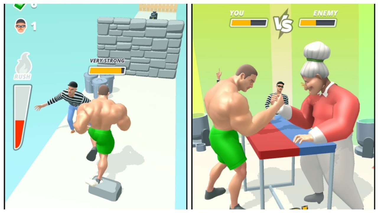 Muscle Rush - Mobile Gameplay (All Levels Gameplay) #1 - YouTube