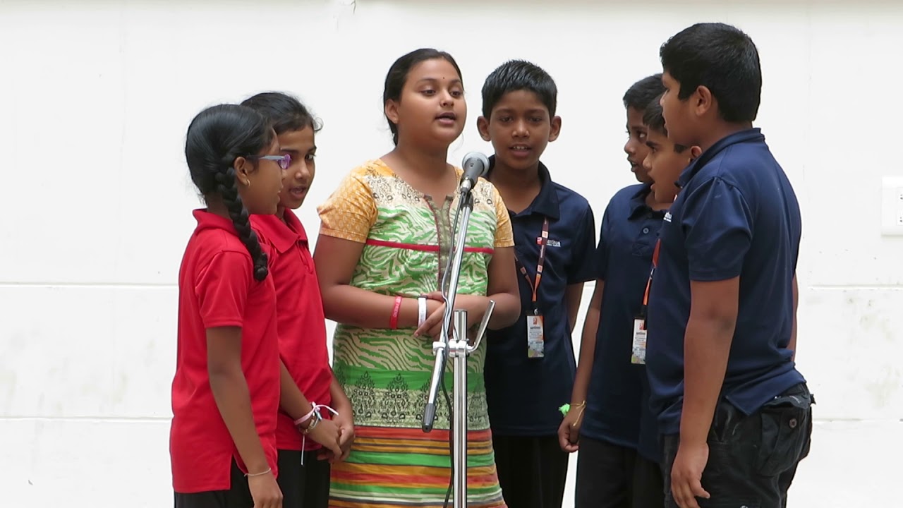 SGS: Group Singing Competition by Grade 5 Students - YouTube