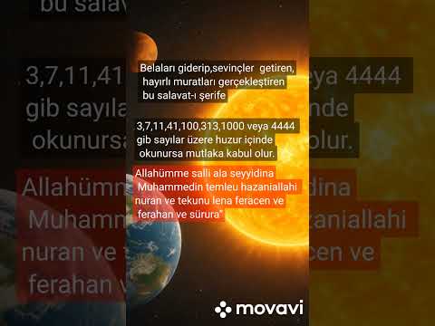 Sıkıntıyı giderip yerine sevinç veren “Sürûr Salâtı\