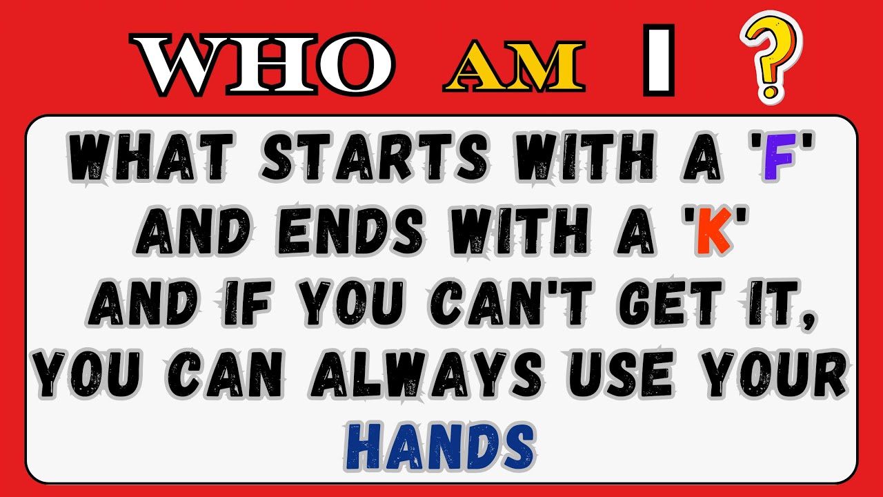 CAN YOU SOLVE THESE FUN TRICKY RIDDLES ? ONLY A GENIUS CAN PASS THIS ...