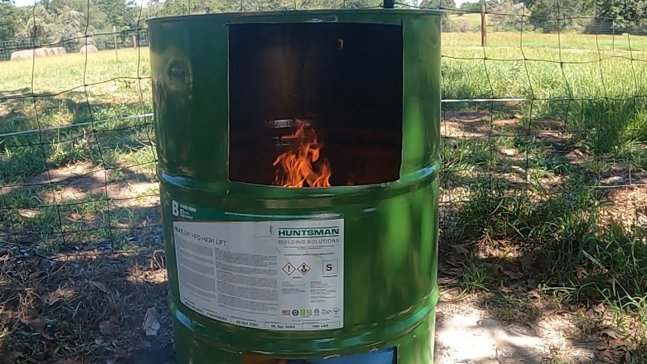 The perfect Burn Barrel - YouTube