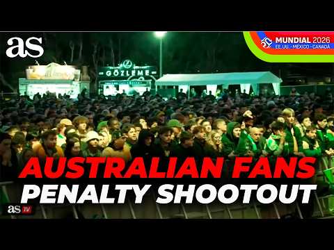 Full REACTION from AUSTRALIAN fans to the penalty shootout vs EGYPT