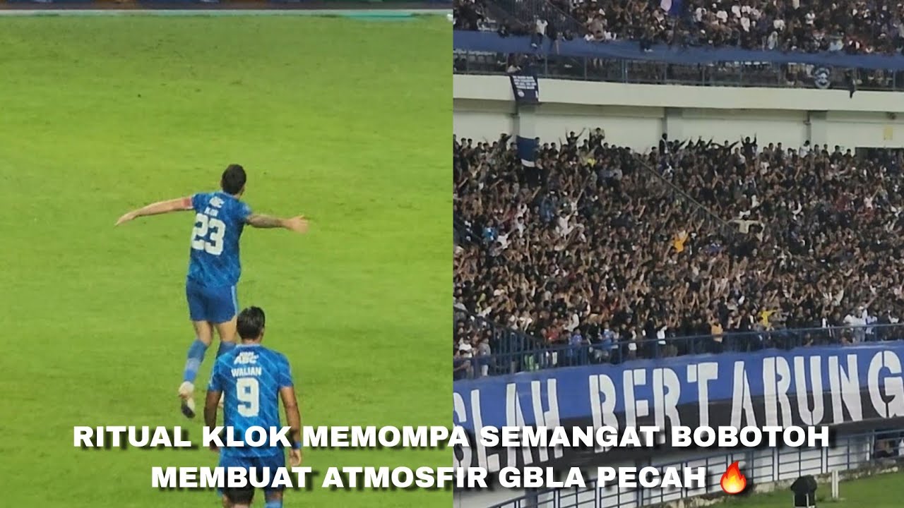Ritual Marc Klok membuat atmosfir BOBOTOH di GBLA pecah!! Momen awal ...