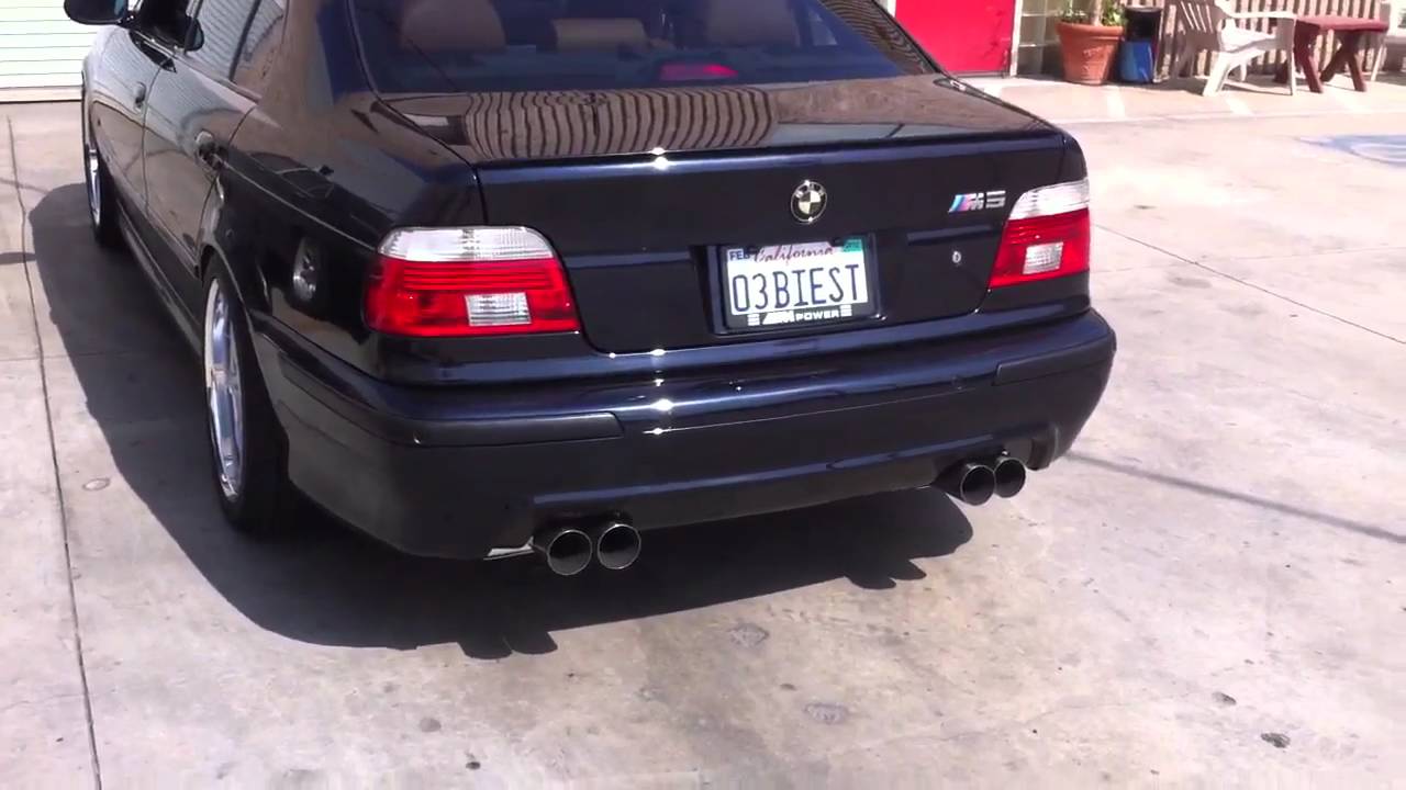 BMW E39 M5; ESS S/C w/ Methanol Injection; SS headers; CATS - YouTube