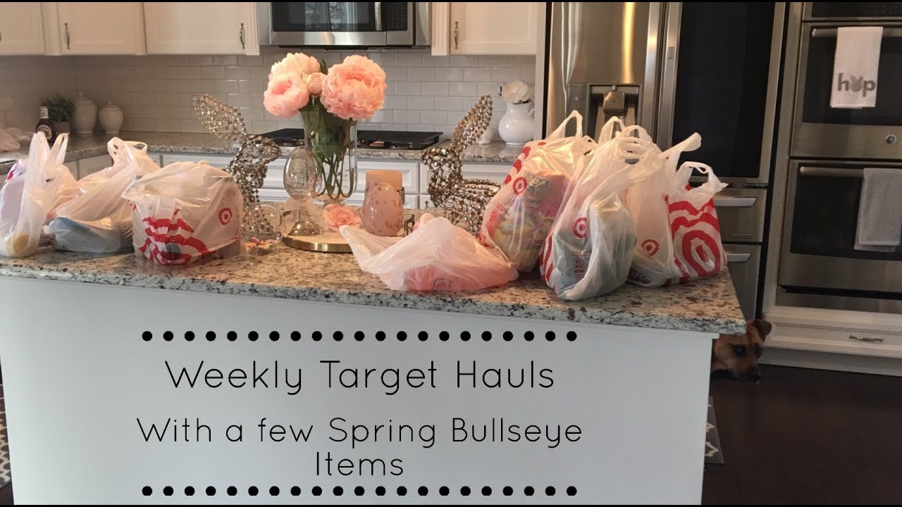 Weekly Target Haul’s with a few Spring Bullseye Items - YouTube