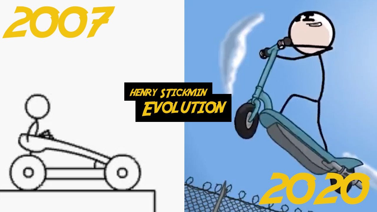 Evolution of Henry Stickmin games in order ( 2007 - 2022 ) - YouTube
