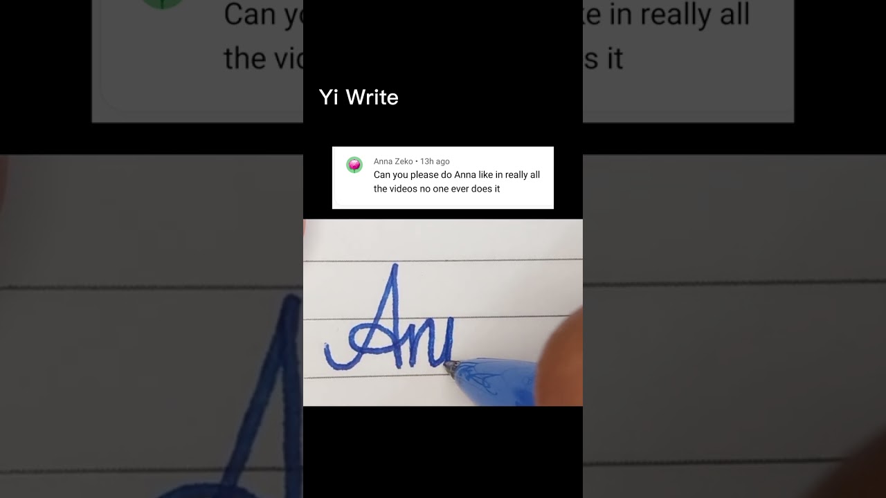 Anna - Beautiful name in in Cursive writing| Cursive Writing for ...