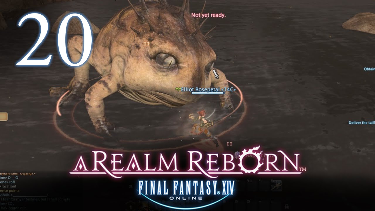 TOAD SLAYER! - Final Fantasy XIV Online Let's Play 20 (PC 60 FPS) - YouTube