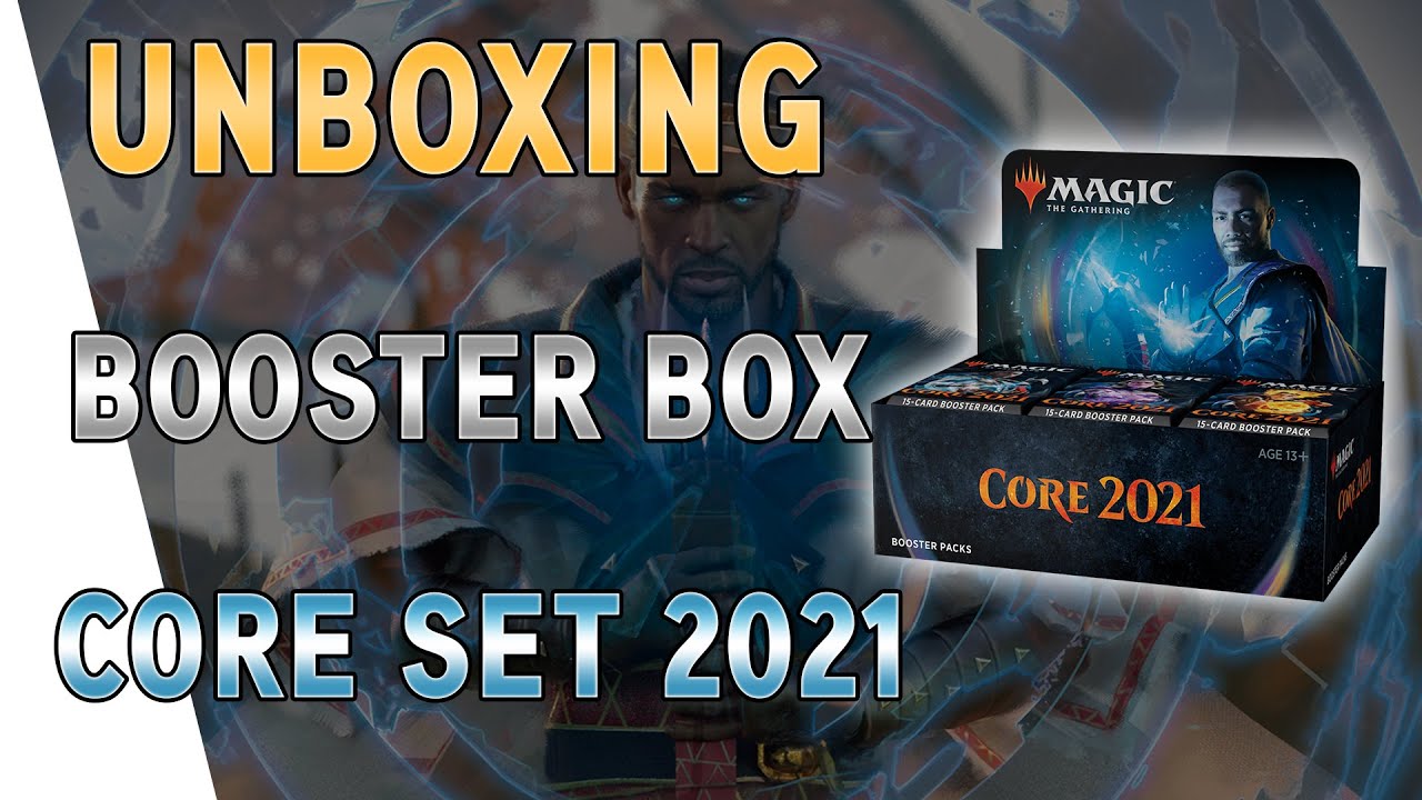 CORE SET 2021 BOOSTER BOX - UNBOXING - YouTube