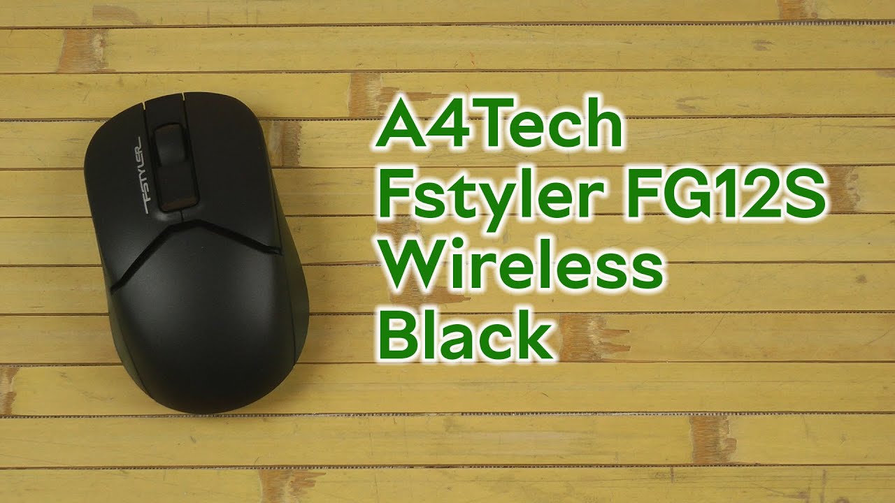 Розпаковка A4Tech Fstyler FG12S Wireless Black - YouTube