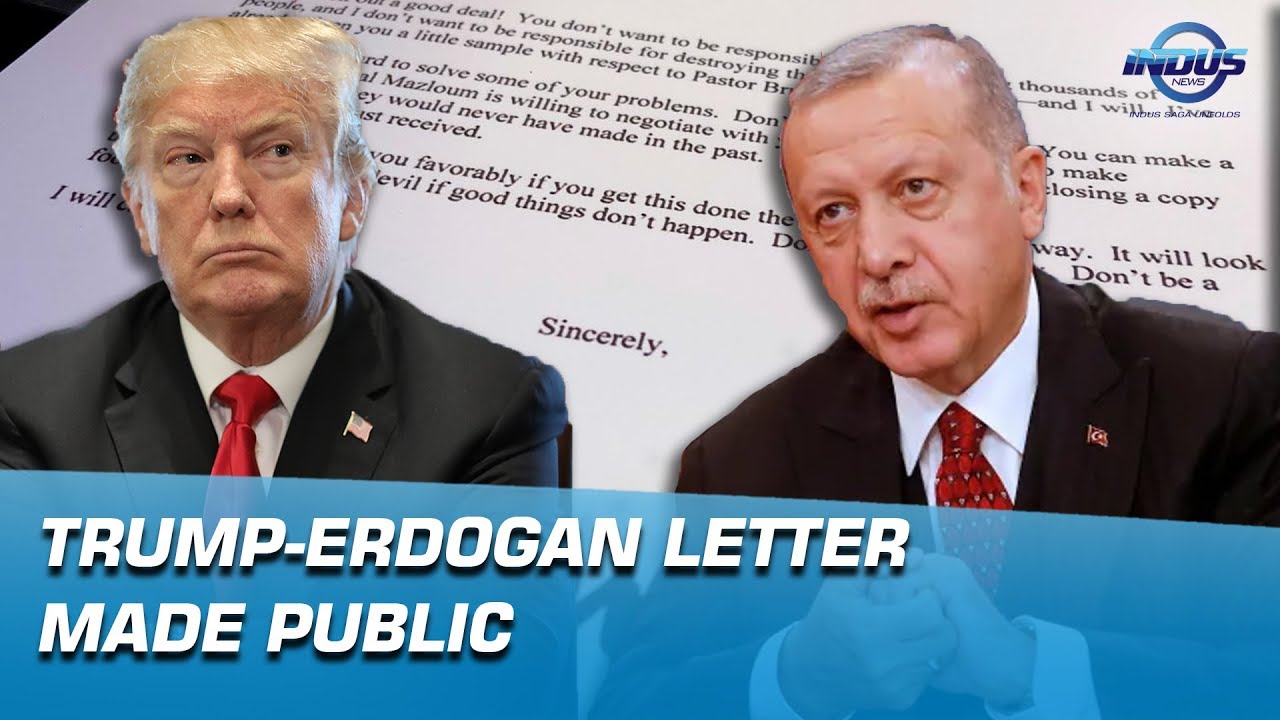 Trump-Erdogan Letter made public | Indus News - YouTube