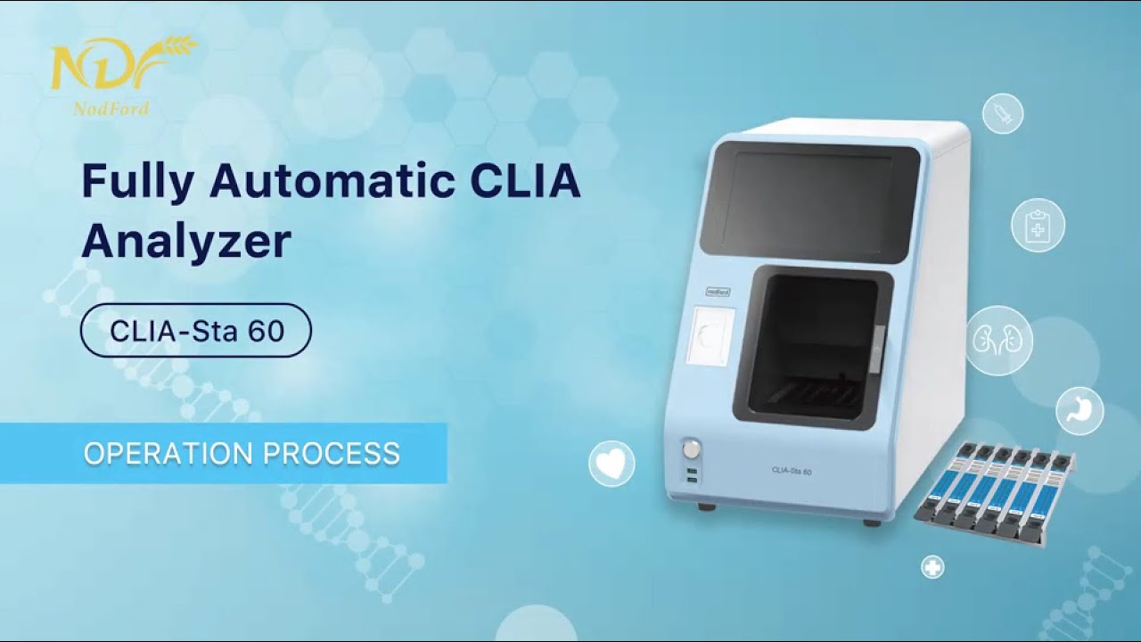 Fully Automatic CLIA Analyzer CLIA-Sta 60【Operation introduction】 - YouTube