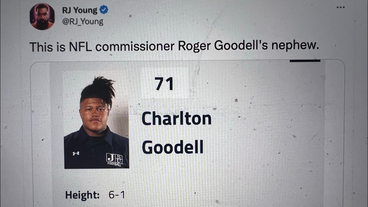 Charlton Goodell Jackson State Football Student Athlete Is Roger ...