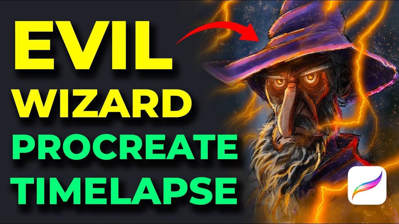 Watch an Evil Wizard Come to Life in this MESMERIZING Procreate ...