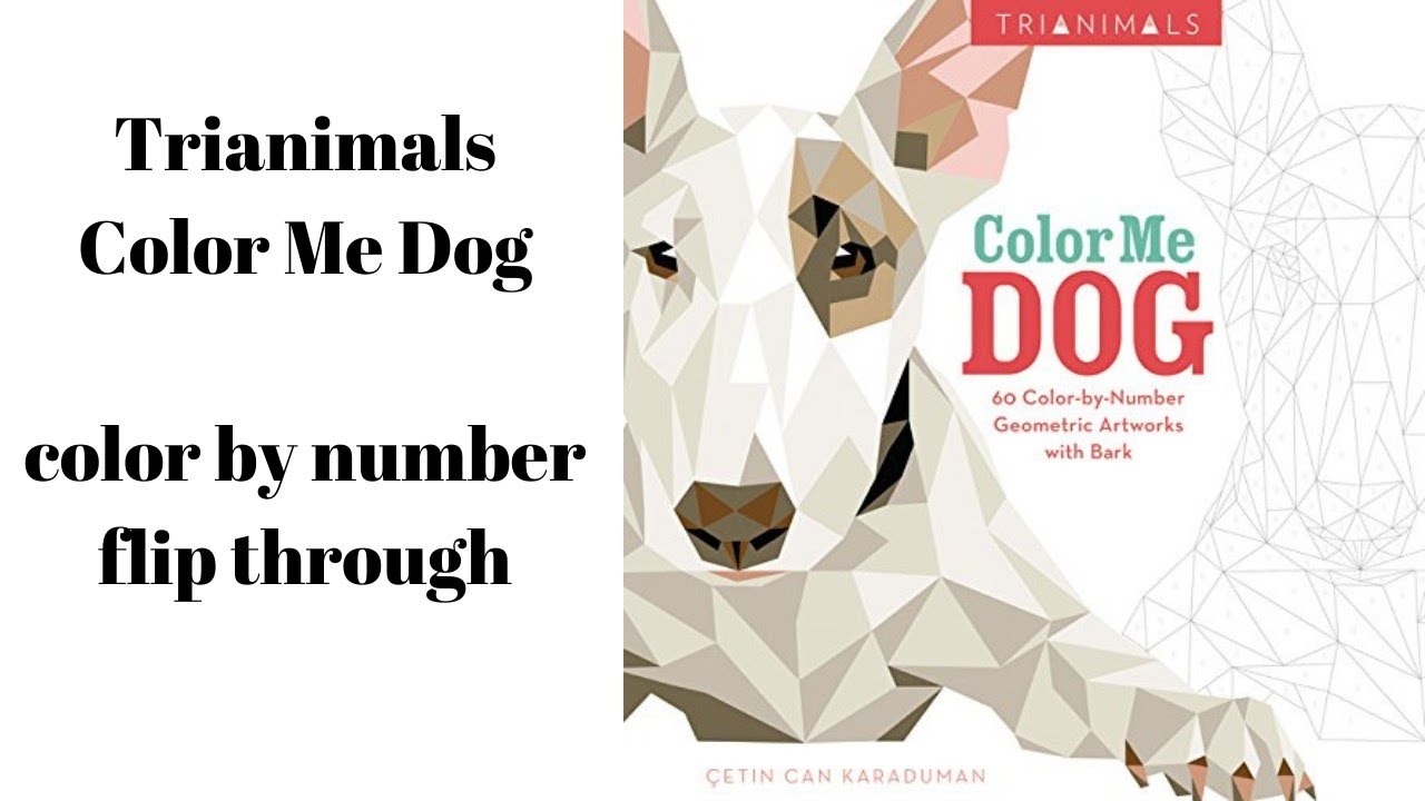 Trianimals Color Me Dog flip through - YouTube