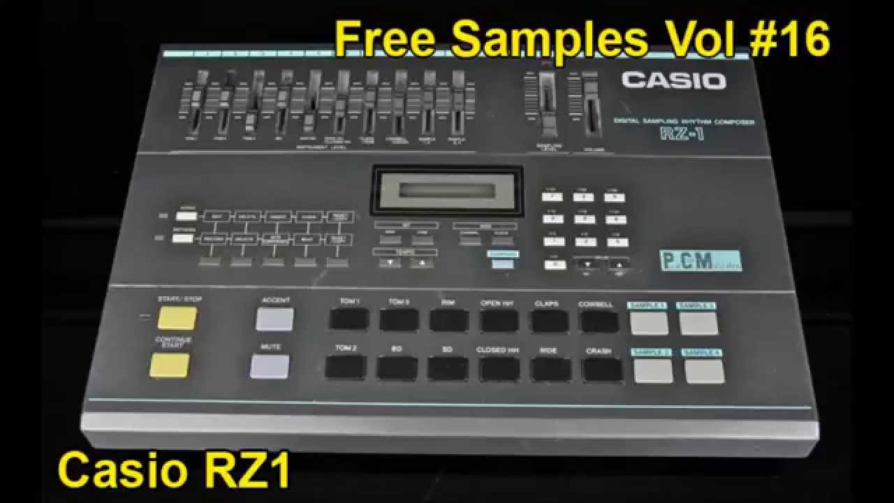 Free Drum Samples Pack Vol #16 (Casio RZ1) - YouTube