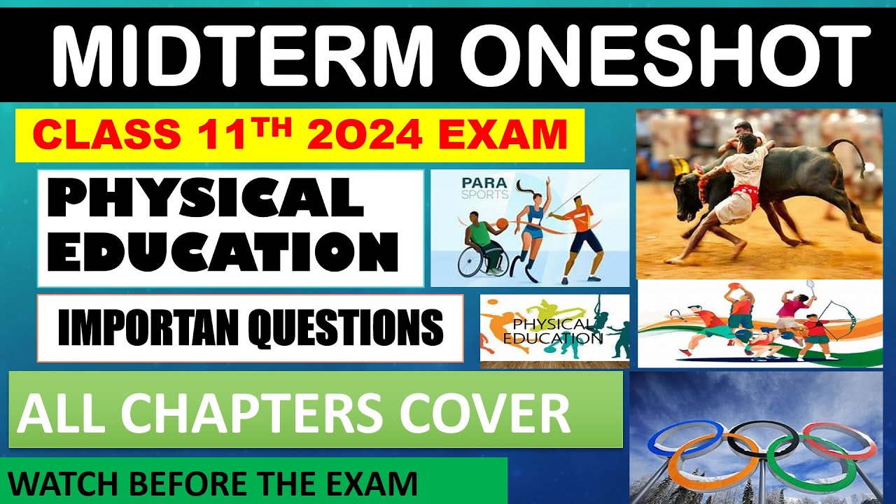 class 11th physical education oneshot midterm video | midterm all topic cover in hindi |22 oct ...