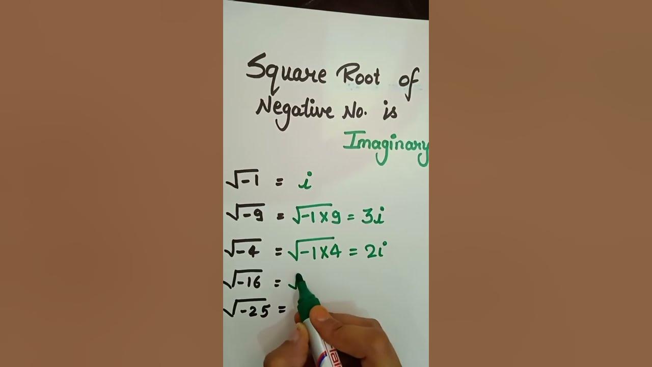 Square Root Of Negative Number squareroottrick Imaginary Shorts square-root-of-negative-number-squareroottrick-imaginary-shorts