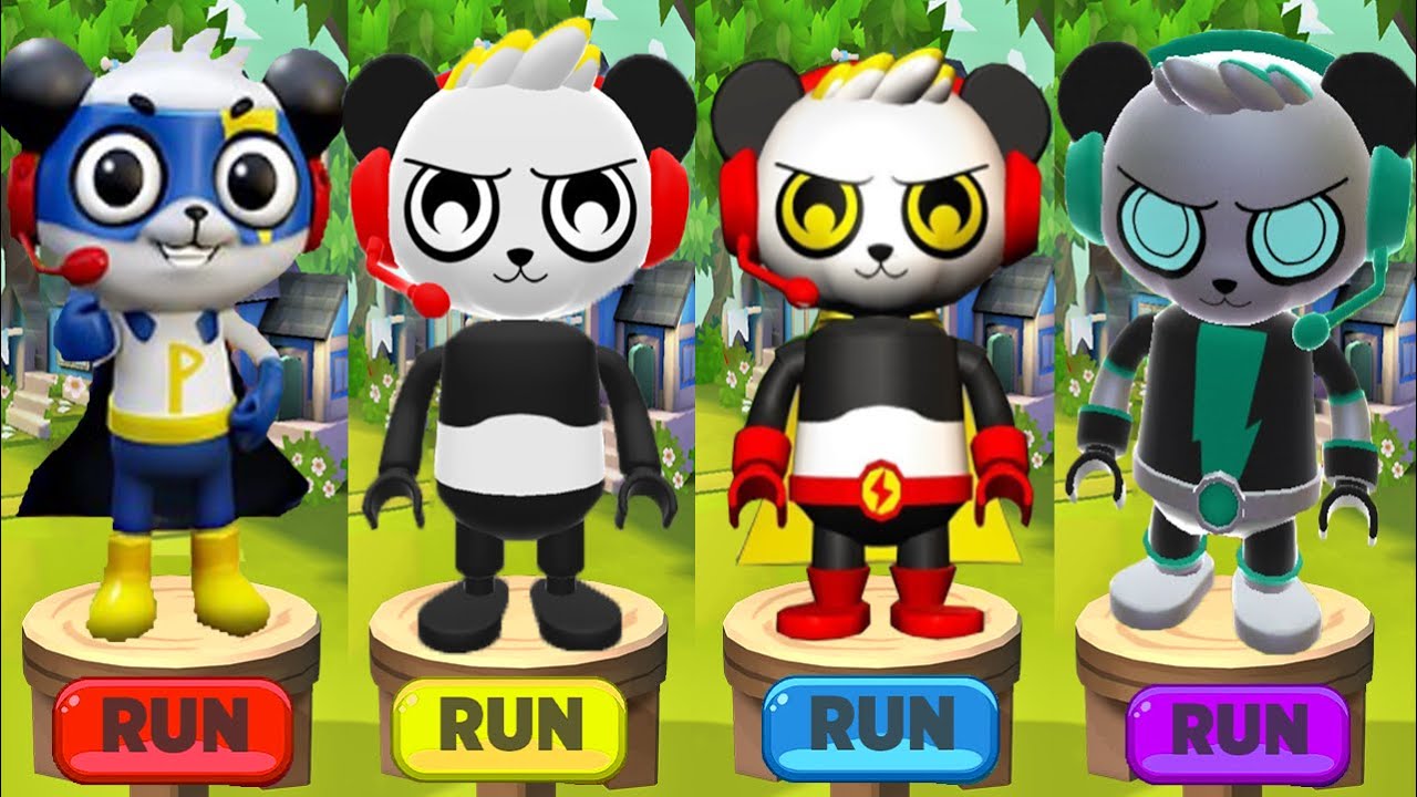 Tag with Ryan - Super Combo Titan vs All Combo Panda Mod - All 100 ...