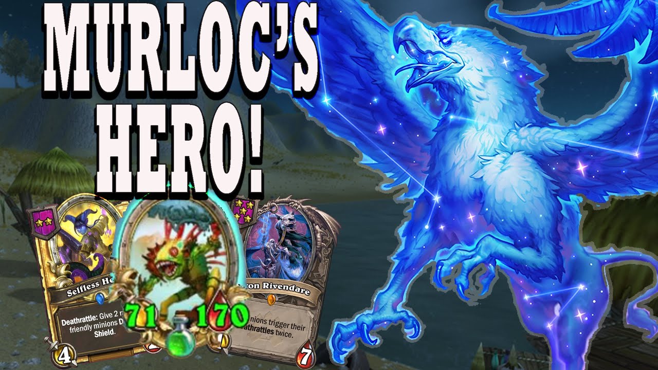 Murloc's Hero! Galewing Hearthstone Battlegrounds Gameplay - YouTube