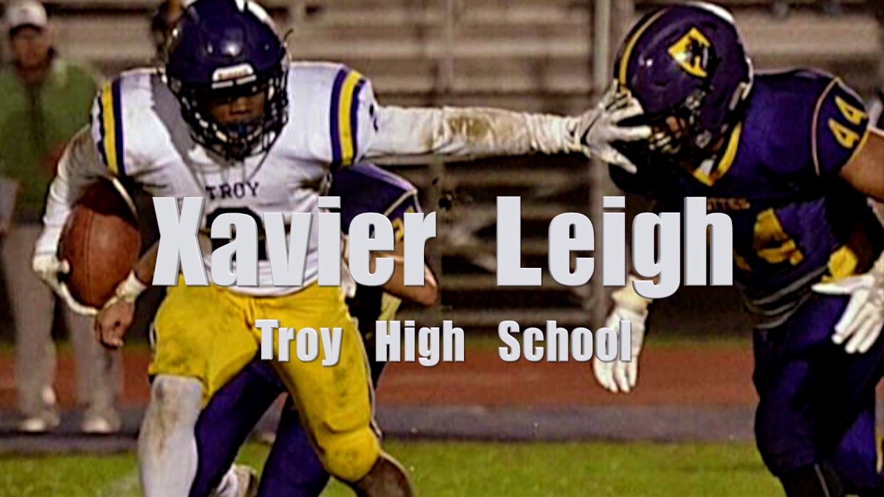 Xavier Leigh 2019 Highlights snippet - Troy High School NY - YouTube