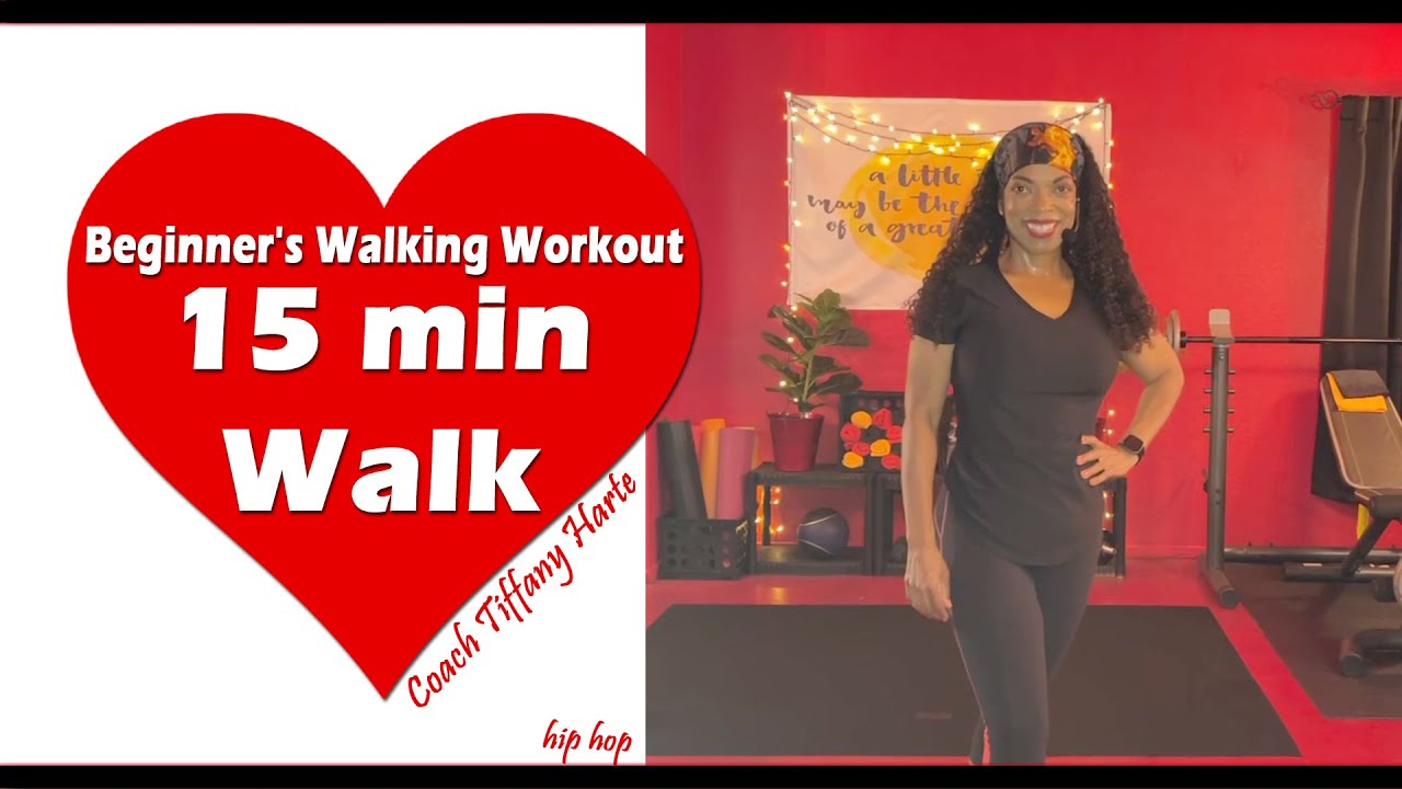 15 Minute Beginner's Walking Workout - YouTube