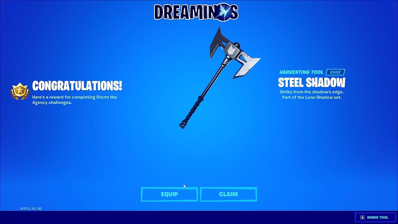 [Easy Challenge ] How to unlock *FREE* Steel Shadow Pickaxe in Fortnite ...