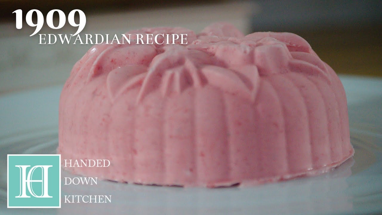 Strawberry Ice Cream An Edwardian Recipe - YouTube