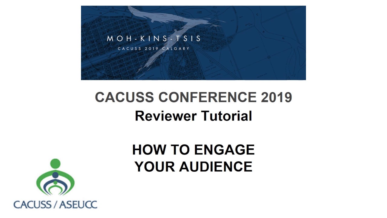CACUSS Presenters: Engaging Your Audience - YouTube