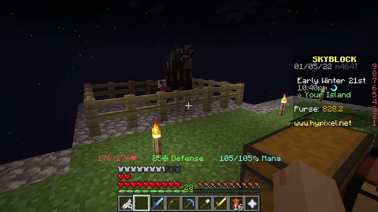 Making my new Cow Minion Farm - Skyblock Museum (04) - YouTube