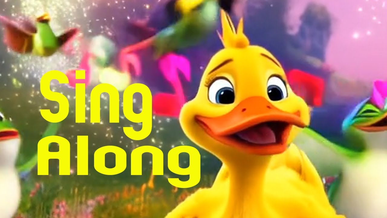 Fun Kids Sing Along Song "The Happy Singing Duck" Best Version 4K - YouTube