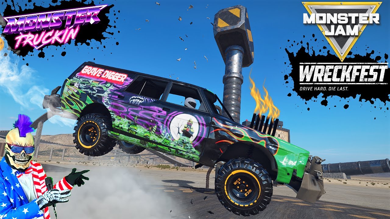 Monster Jam INSANE Crashes, Freestyle and High Speed Jumps | Wreckfest ...