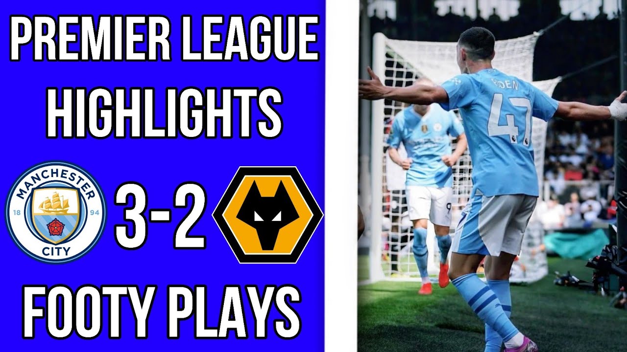 FODEN SCORES A BRACE TO WIN CITY THE GAME!!| Man City 3-2 Wolves| FC25 ...