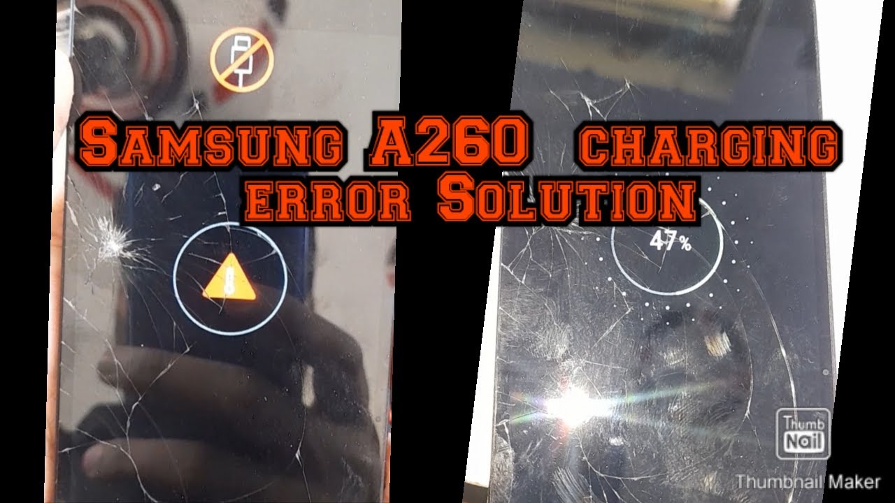 Samsung A260 a2 core charging error temperature logo solution done ...