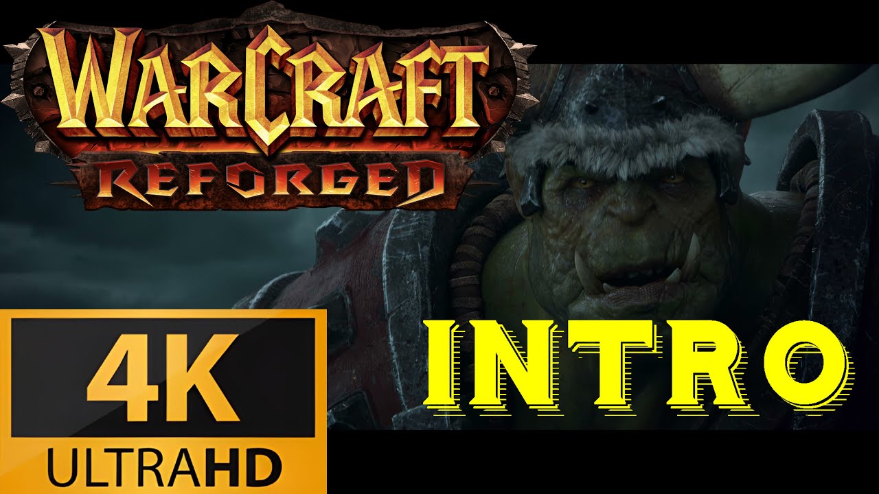Warcraft III: Reforged - Intro (AI Enhanced 4K 60fps) - YouTube