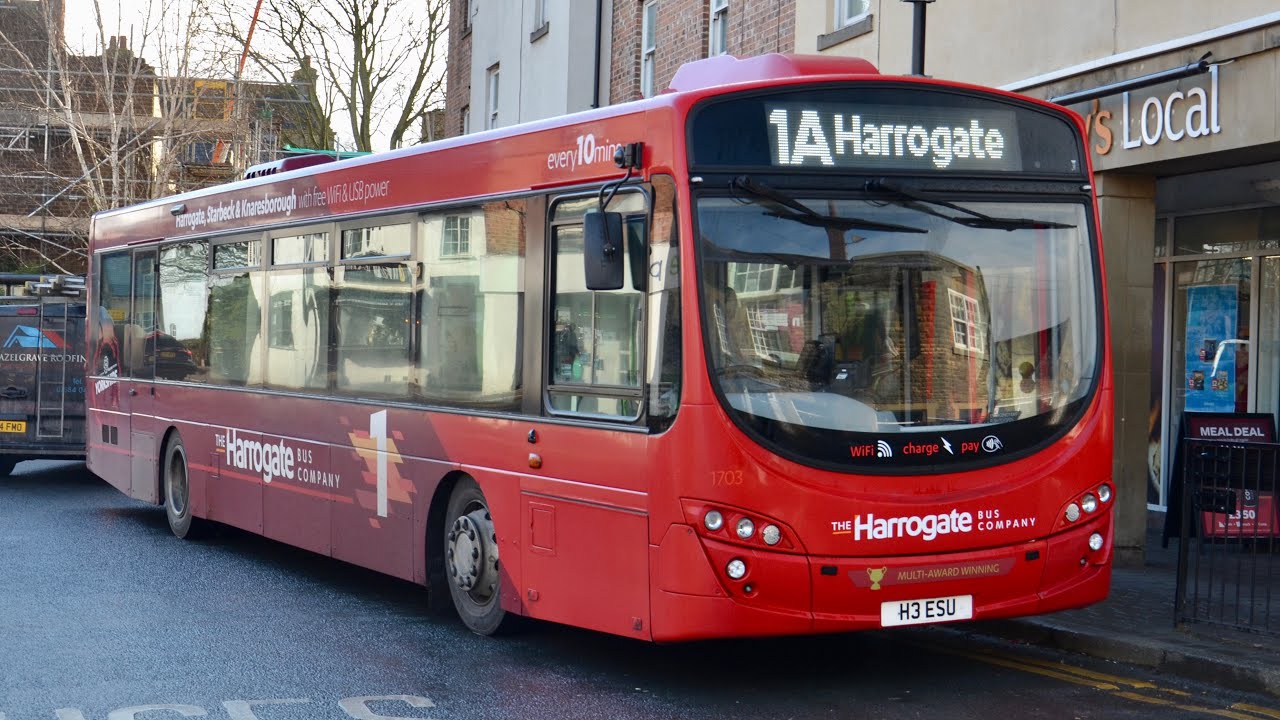 Amazing B7: The Harrogate Bus Company 1703 (H3ESU) Ex YK04JYJ Volvo ...
