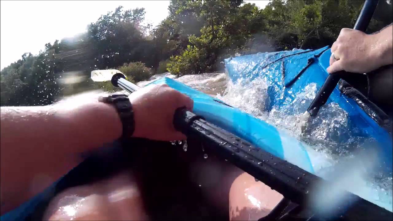 Hill Boys Kayak West Fork Stones River @1,300 CFM - YouTube