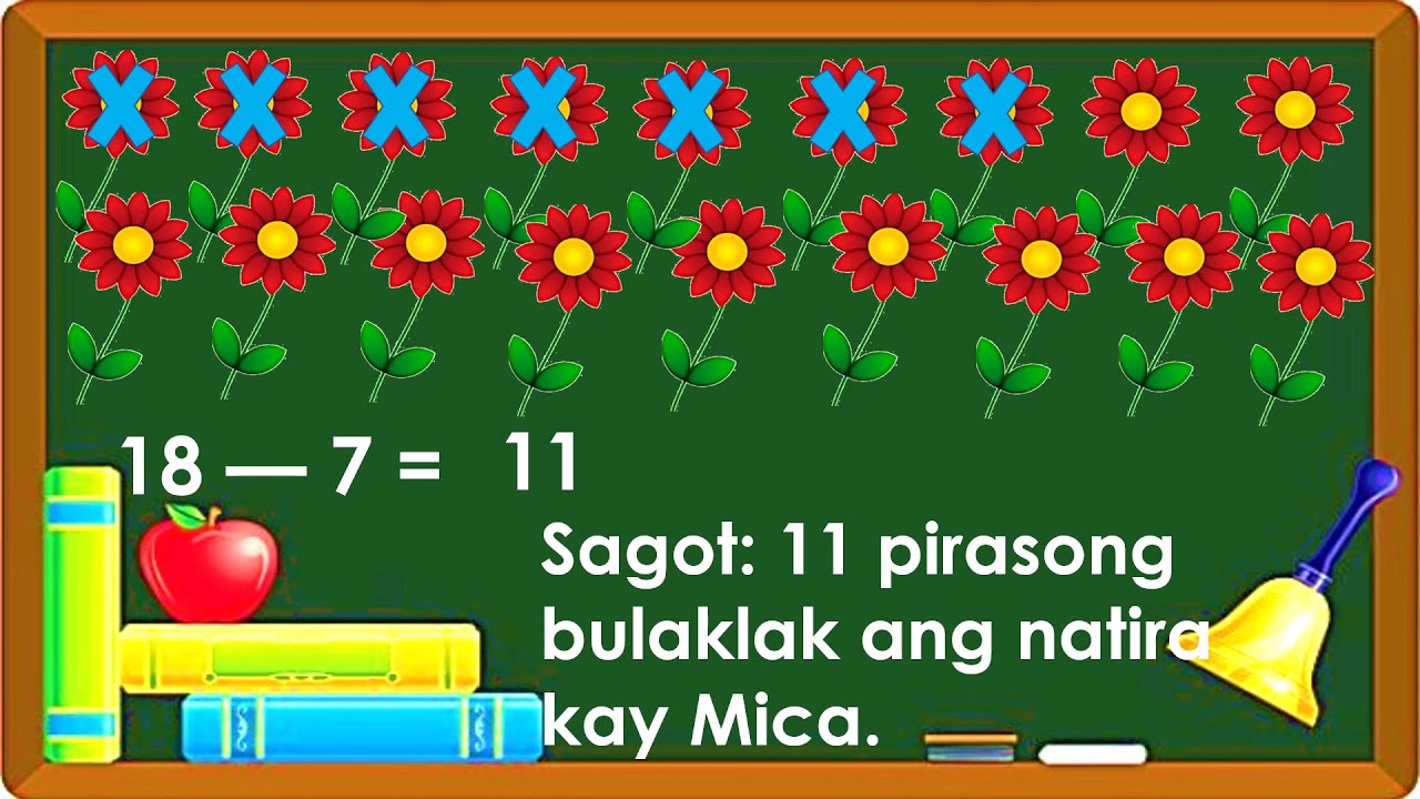 GRADE 1 MATH Q2W6: PAGBABAWAS NG BILANG NA MAY 1-2 DIGIT MINUENDS ...