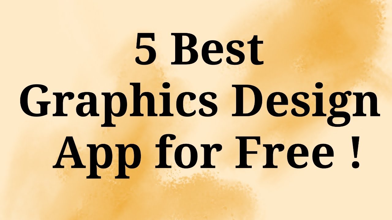 5 Best Graphics Design App You Can Use For Free !! - YouTube
