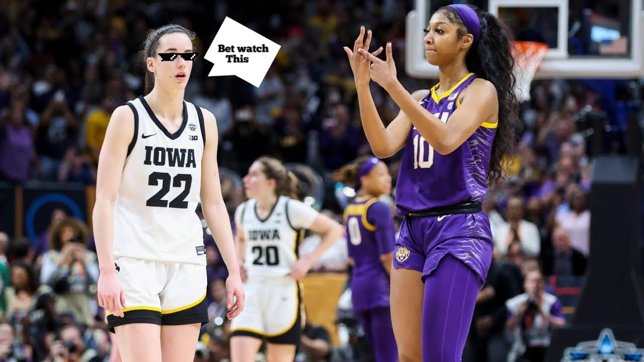 Iowa vs. Lsu women's basketball was intense!!!! - YouTube