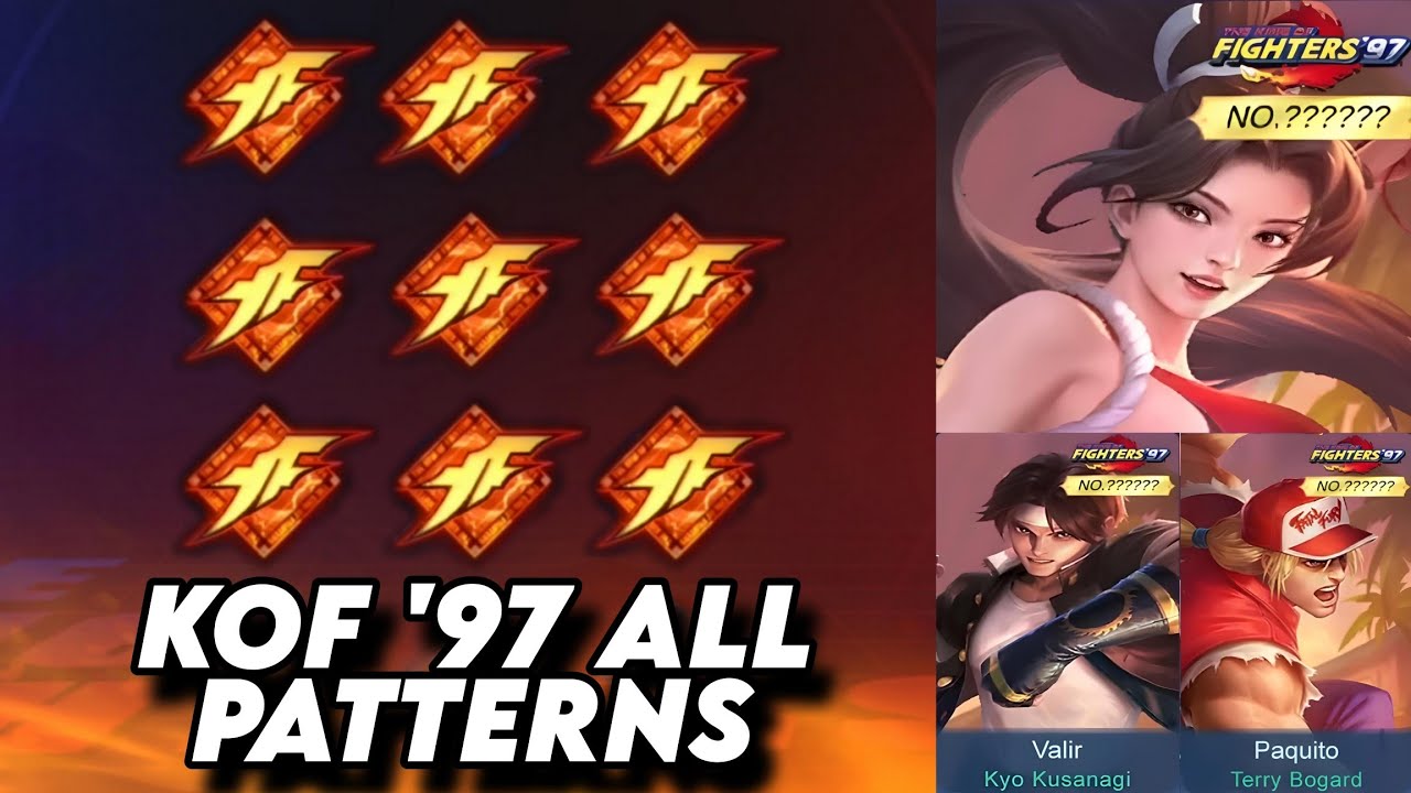 KOF '97 BINGO PATTERNS - YouTube