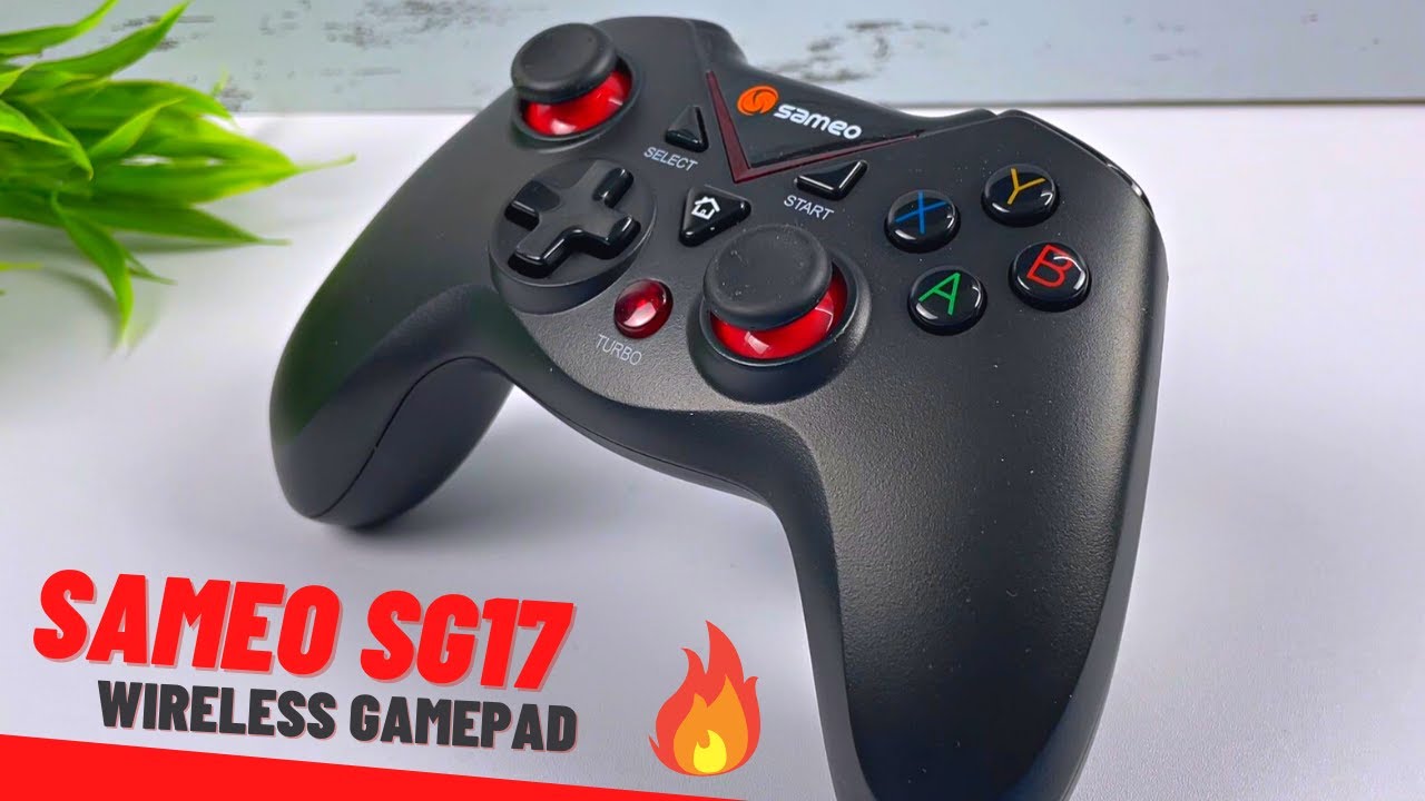 Wireless Gamepad | Works with PC and Android TV - Sameo SG17 - YouTube
