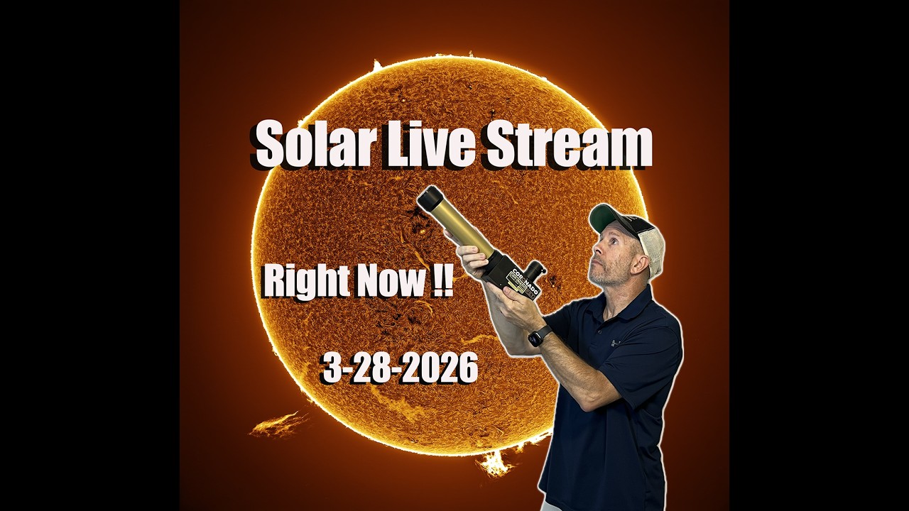 Live View of The Sun | H-Alpha Lunt LS60MT Practice Data Included - YouTube