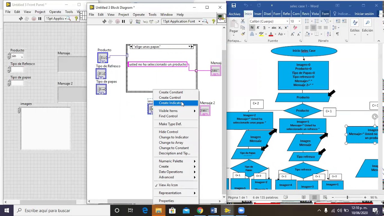Video 15 LabView Selec Case Maquina Vending - YouTube
